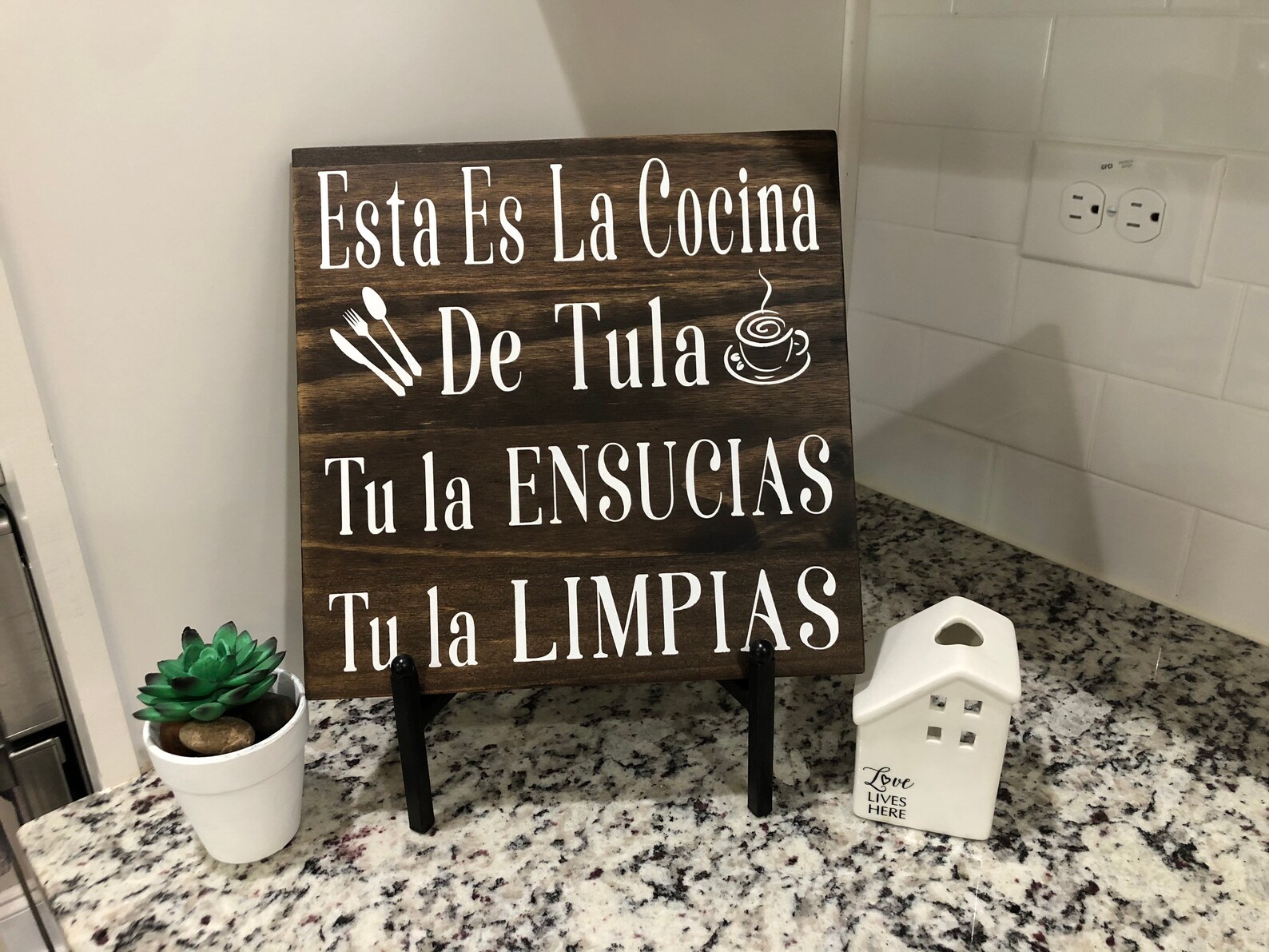 Esta Es La Cocina De Tula/spanish Kitchen Sign/spanish Home Decor ...