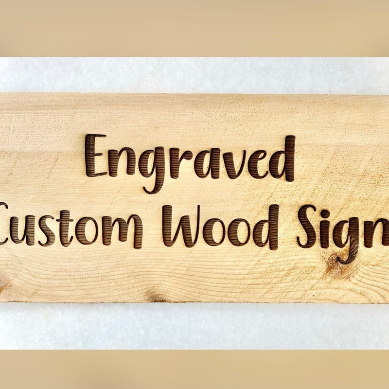 Engraved Wood Signs - Etsy