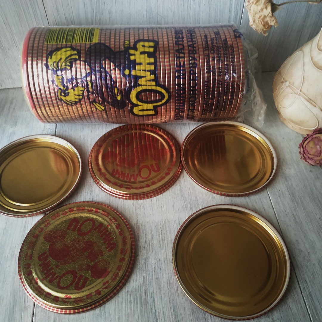Ukrainian Laminated Tin Canning Lids, 82mm, 50 Pcs - Etsy