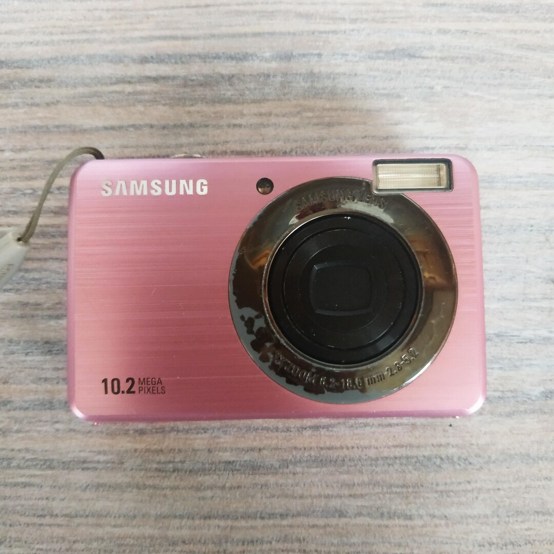 Vintage Digital Camera Samsung PL50 Pink Point and Shoot Camera Compact ...