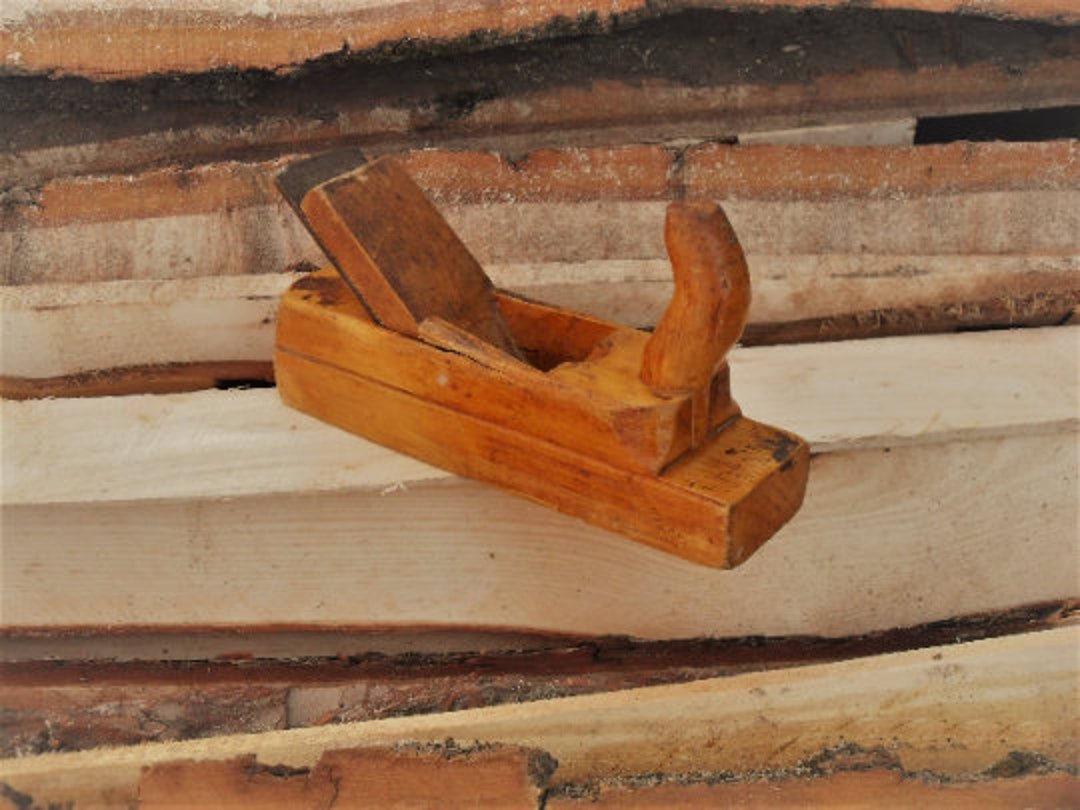 Vintage Hand Planer, Old Carpenters Tool, Vintage Wooden Planer ...