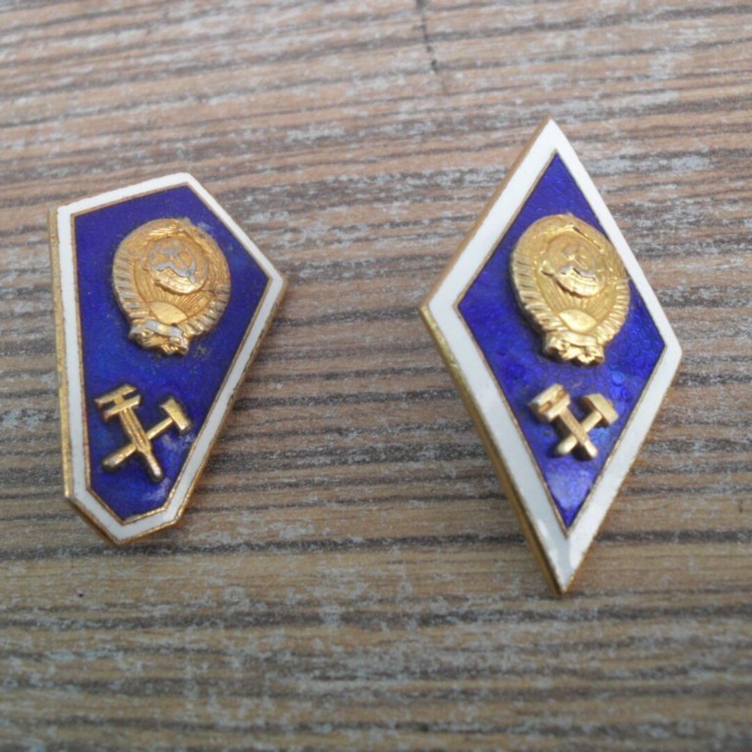 Vintage Soviet Badge Metal Badge Pin Soviet Souvenir Vintage Enamel ...