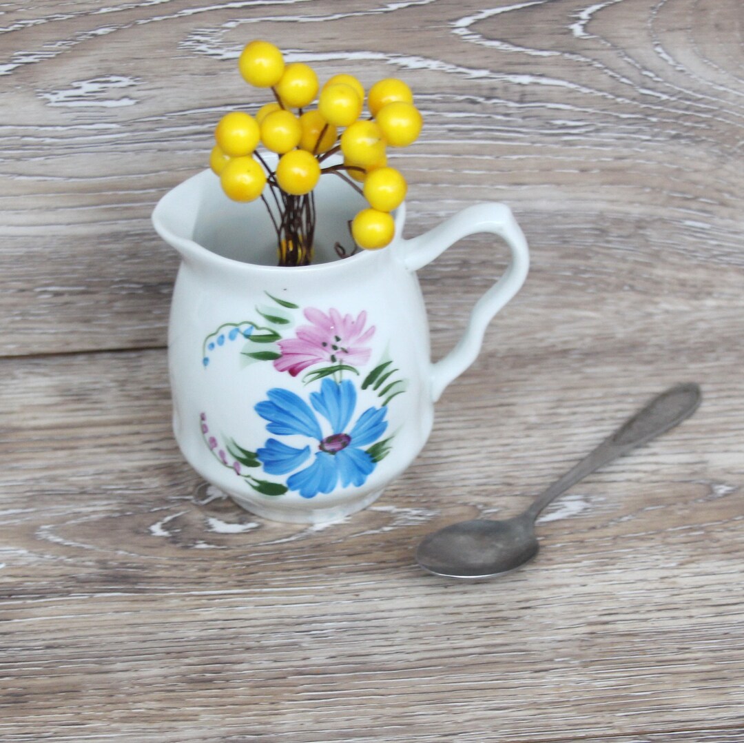 Soviet Vintage Cream Pitcher Milk Pitcher Vintage Cream Jug Small ...