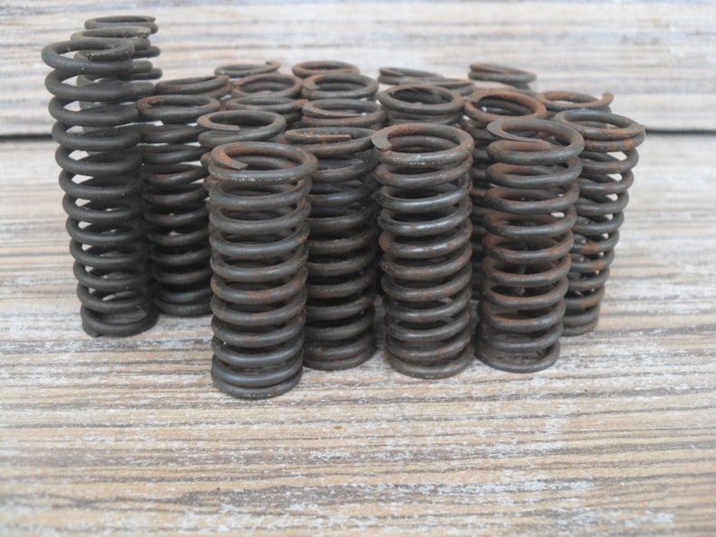 24pcs Industrial Old Metal Springs Industrial Furniture Rusty Springs ...