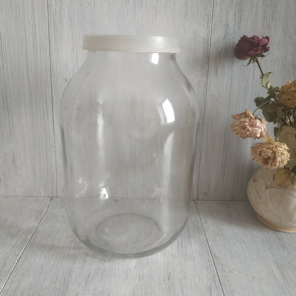 Large Glass Jar - Etsy