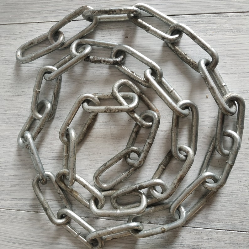 Industrial Decor Steel Heavy Chain Vintage Metal Long Chain Primitive ...