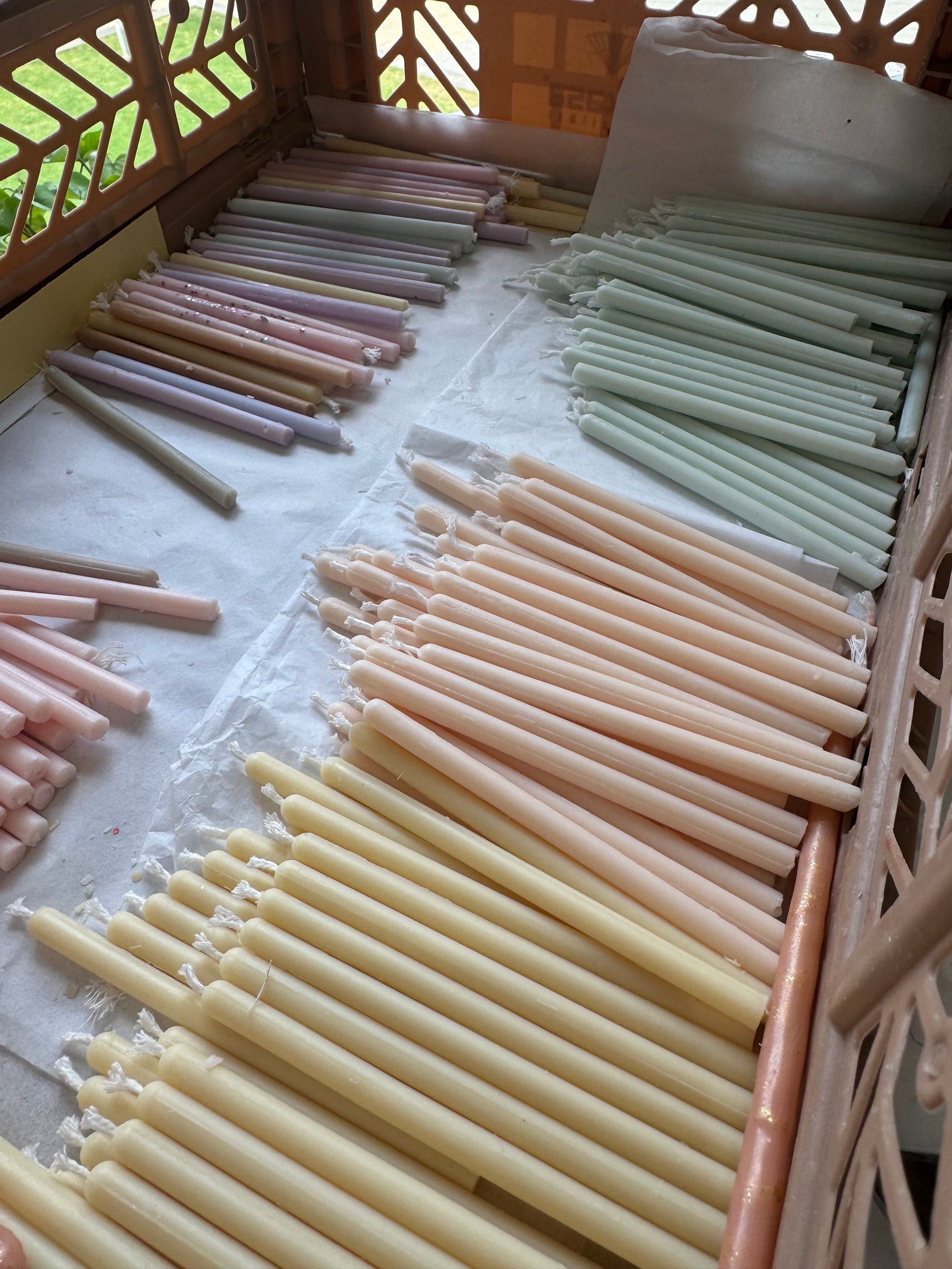 Birthday Candles With Gold Flakes/ Soy Wax / Cupcake Candles/ Bento ...