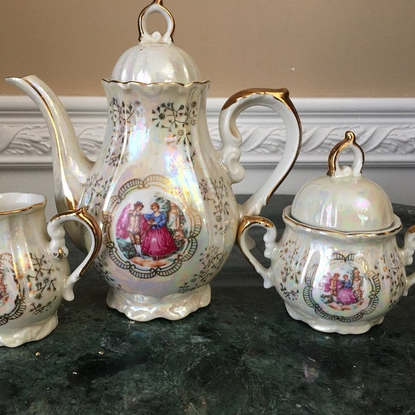 Lusterware Tea Set - Etsy