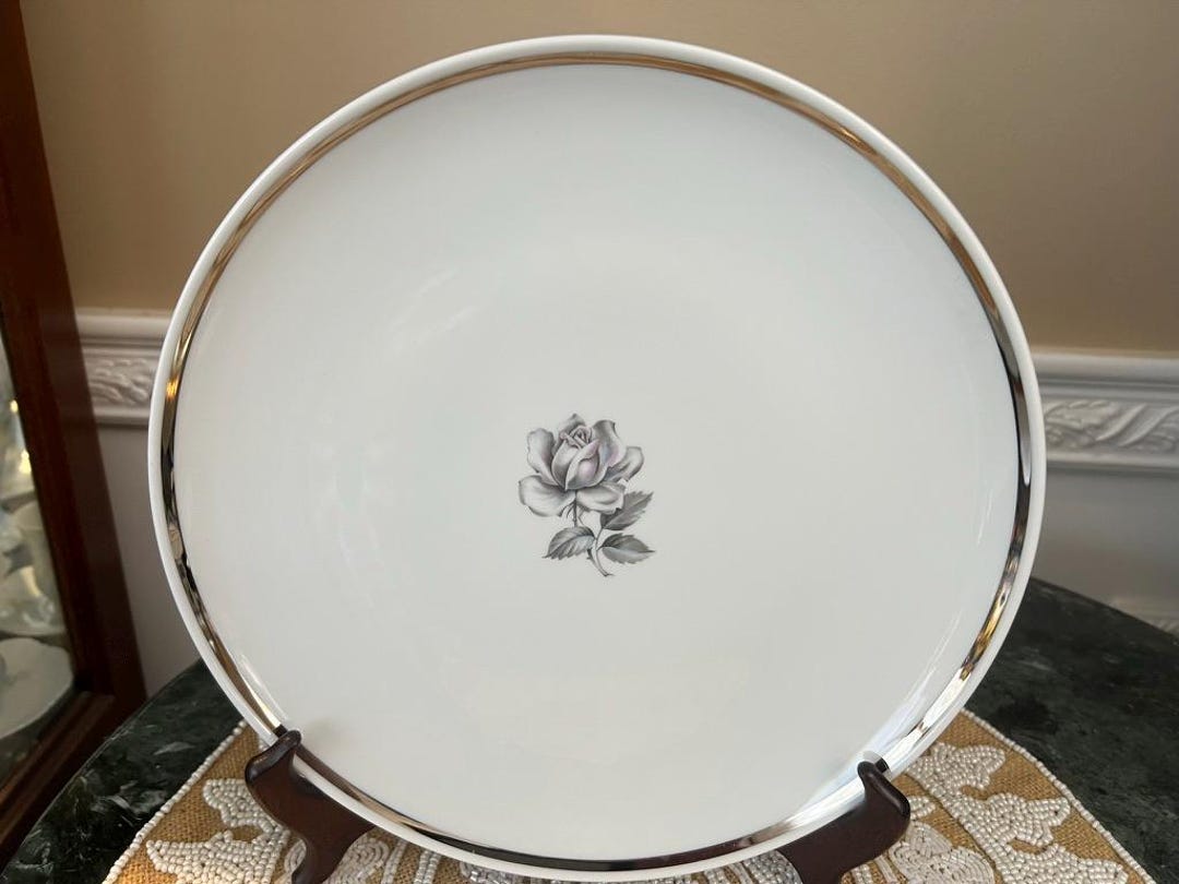Vintage Princess China Tru-tone Cameo Rose 10" Dinner Plate - Etsy