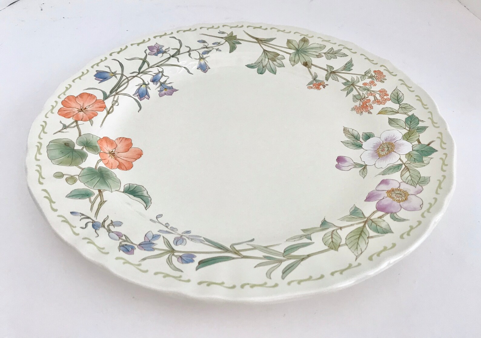 Mikasa Country Classics DC023 Botanical Bouquet 12" Chop Plate - Etsy