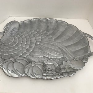 Vintage Lenox 24" Pewter Turkey Platter Thanksgiving/christmas - Etsy