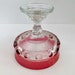 Vintage Indiana Glass Colony Ruby Red Thumbprint 7 1/2 Wedding Bowl ...