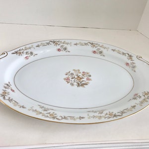 Vintage Yamato China Japan, Helana, 16 Inch, White Floral Serving ...