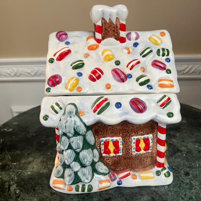 Gingerbread House Cookie Jar - Etsy