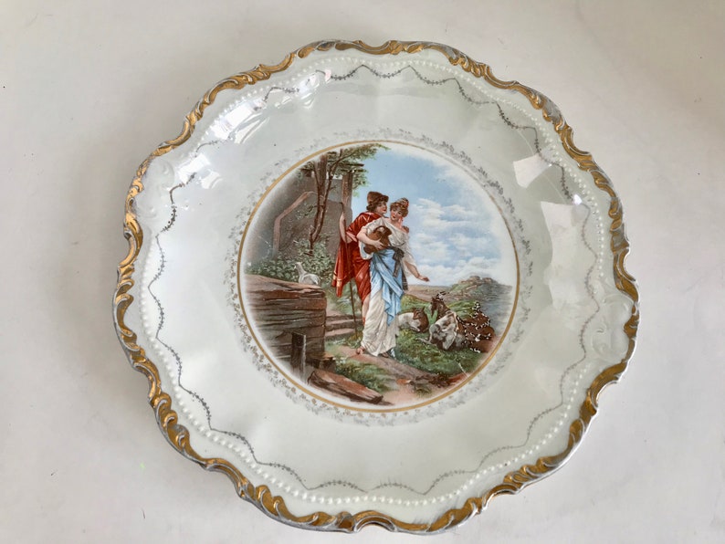 Empire China Decorative Roman Scene White 10 1/2" Plate 4321 - Etsy