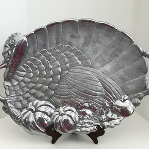 Vintage Lenox 24" Pewter Turkey Platter Thanksgiving/christmas - Etsy
