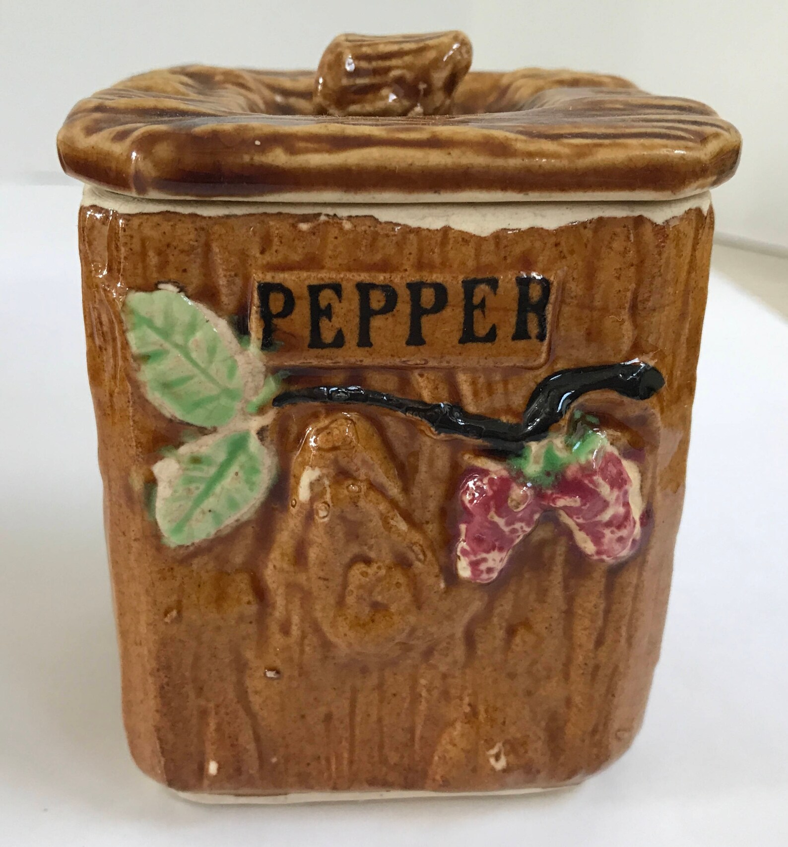 Vintage 7 Piece Ceramic Spice Container Set Made in Japan | Etsy