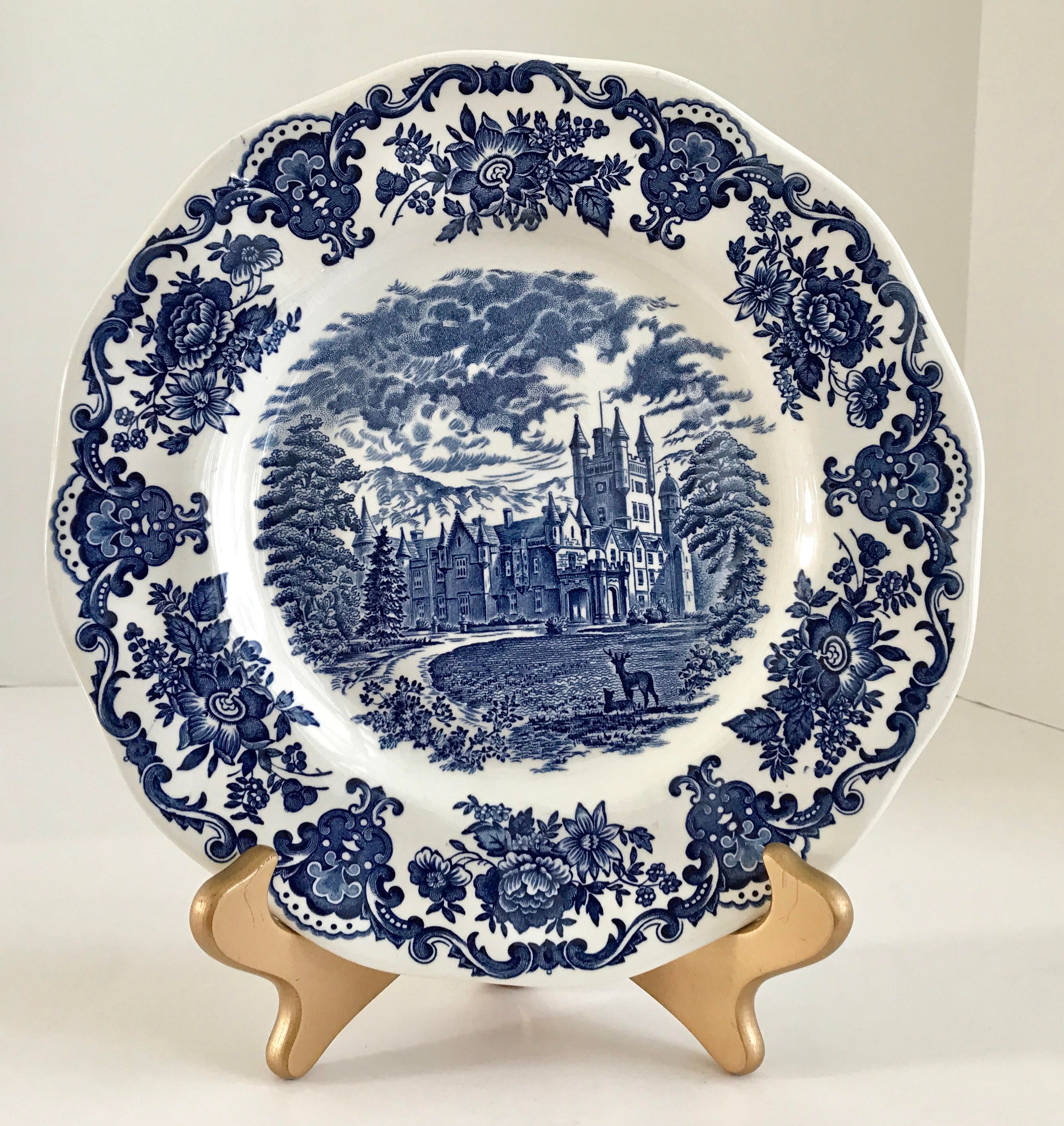 Dining & Serving Plates Wedgwood England,blue transferware Dinner Plate ...