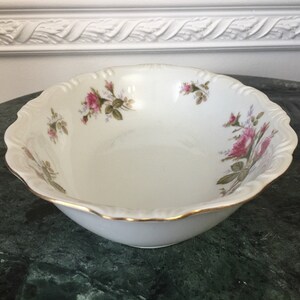 Vintage Rosenthal Japan Mose Rose Oval 10" Vegetable/serving Bowl - Etsy