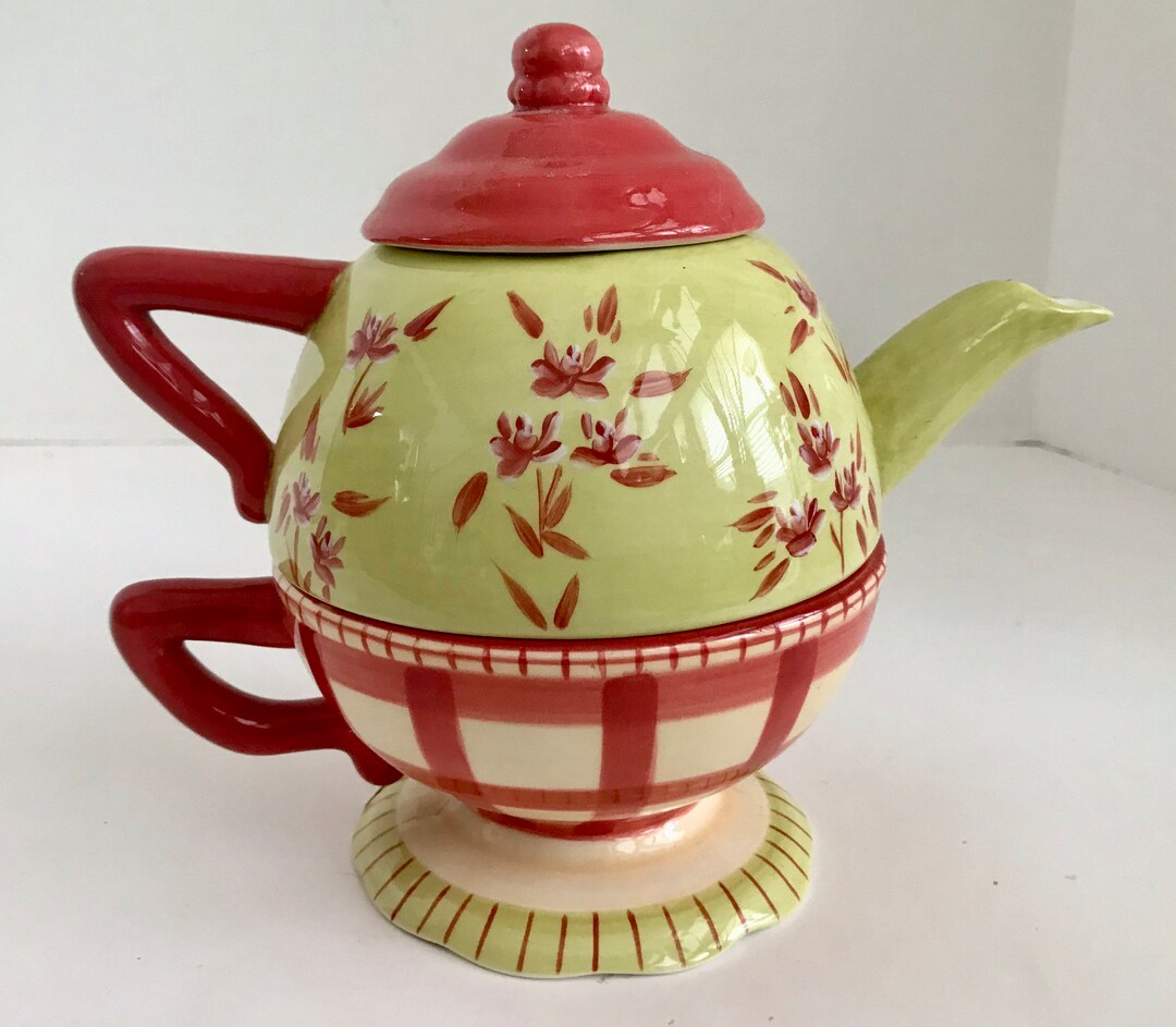 Vintage Handcrafted Kelly Paulk for Silvestri Tea for One Teapot - Etsy