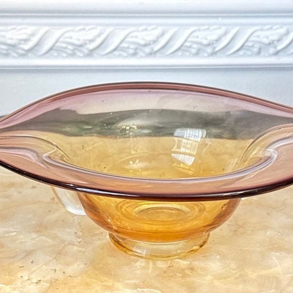 Oblong Glass Bowl - Etsy