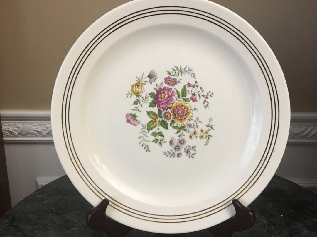 Vintage Royal China Warranted 22K Gold Roses 12" Chop/serving Plate - Etsy