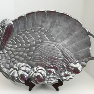 Vintage Lenox 24" Pewter Turkey Platter Thanksgiving/christmas - Etsy