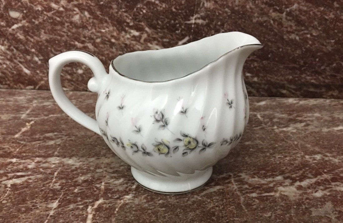 Style House Fine China Japan Picardy Creamer | Etsy
