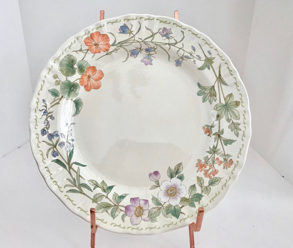 Mikasa Country Classics DC023 Botanical Bouquet 12" Chop Plate - Etsy