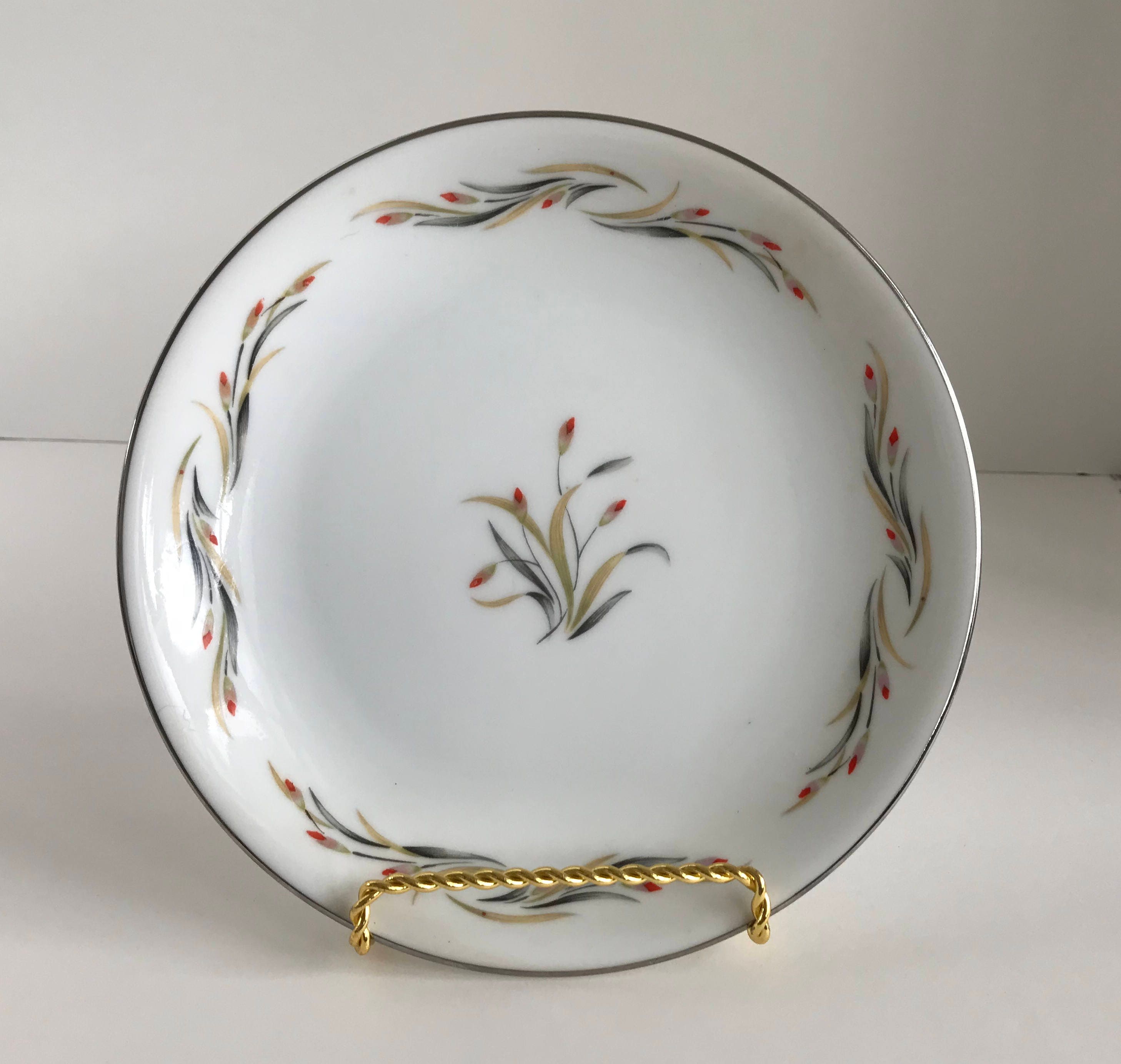 Hira Fine China Japan Nora Pattern 4181 7 1/2" Bread & Butter Plate - Etsy
