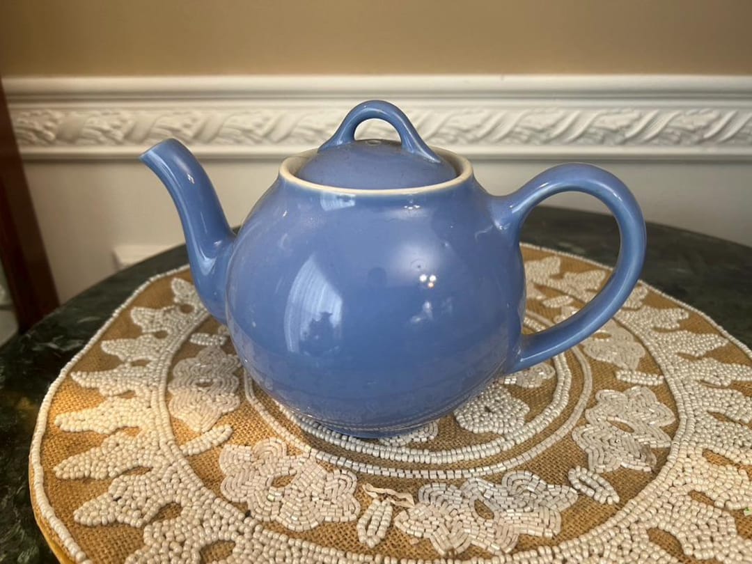 Vintage Hall Periwinkle Blue Lipton Tea Promotional 4 Cup Teapot - Etsy
