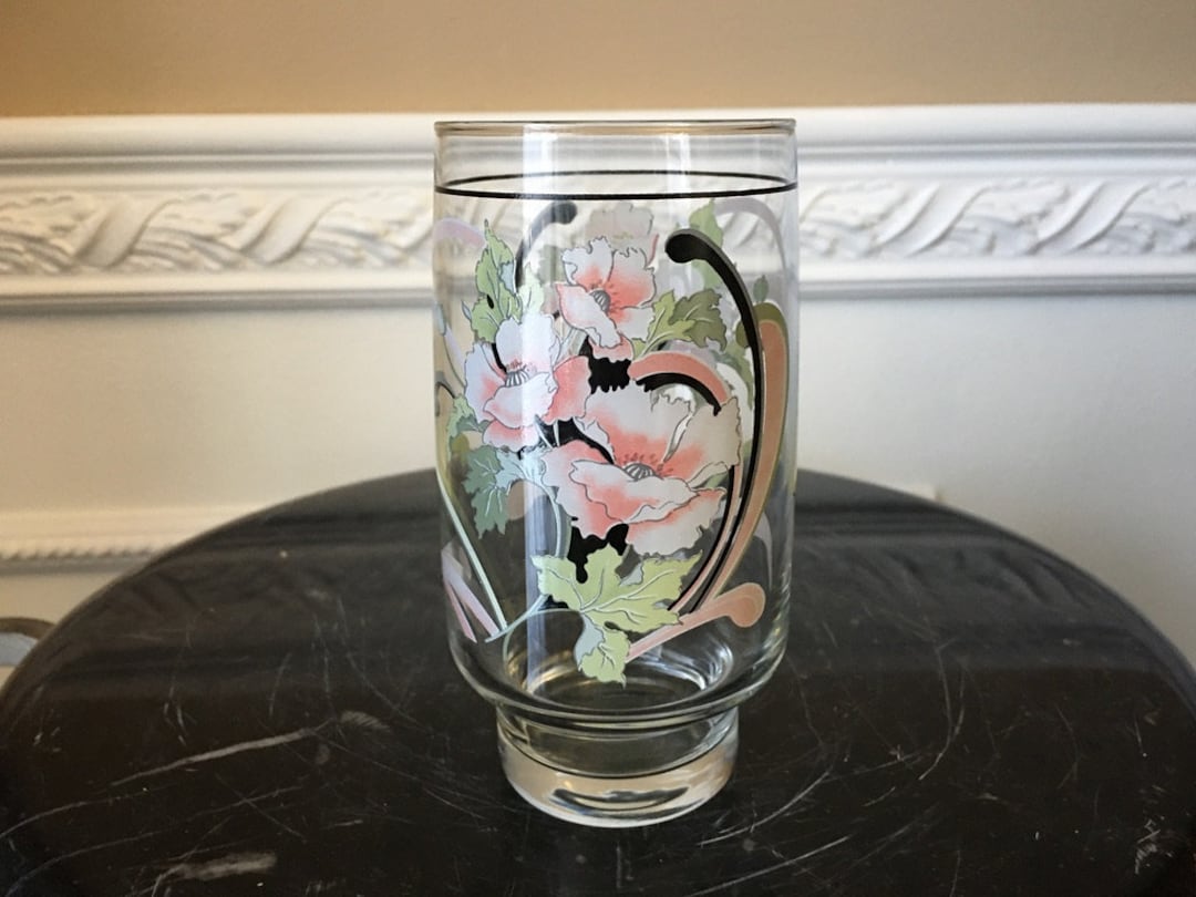 Sango Anastasia 16oz Iced Tea Tumbler/glass 5 1/4" Tall - Etsy