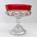Vintage Indiana Glass Colony Ruby Red Thumbprint 7 1/2 Wedding Bowl ...