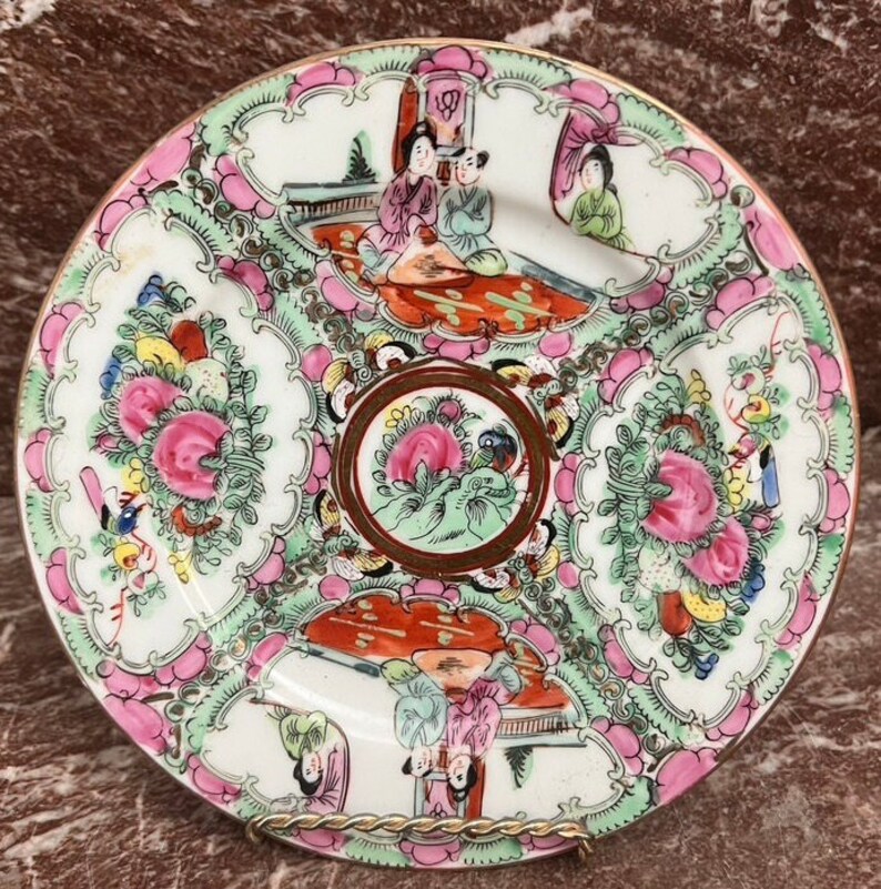 Vintage Japanese Famille Rose Geisha Porcelain Ware Hand - Etsy