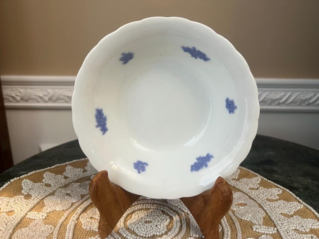 Adderley Ware England Blue Chelsea Fine Bone China 6 1/4” Bowl - Etsy