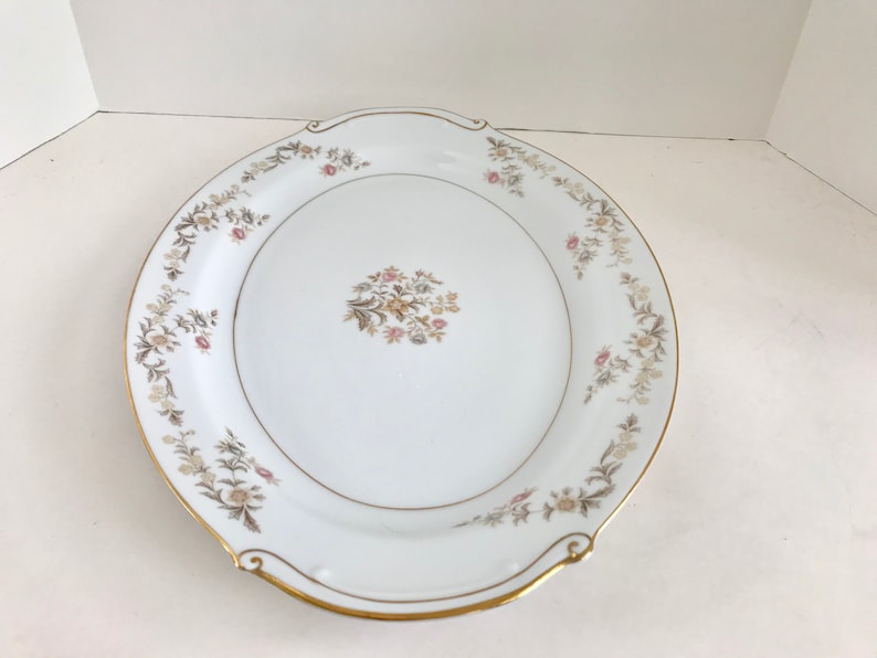 Vintage Yamato China Japan Helana 16 Inch White Floral - Etsy