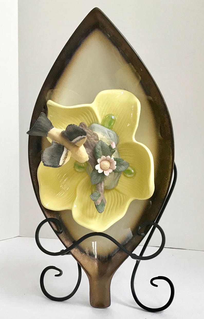 Vintage Repurposed Ceramic and Porcelain Flower Art With - Etsy