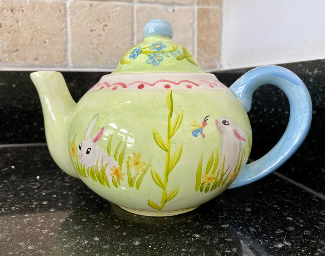Sweet Olive Designs 4 Cup Bunny Teapot - Etsy