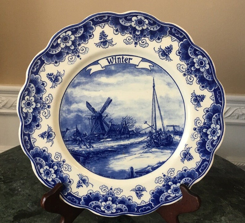 Vintage Delft Blue Gist-brocades Delftsche Huys Delft Blue - Etsy
