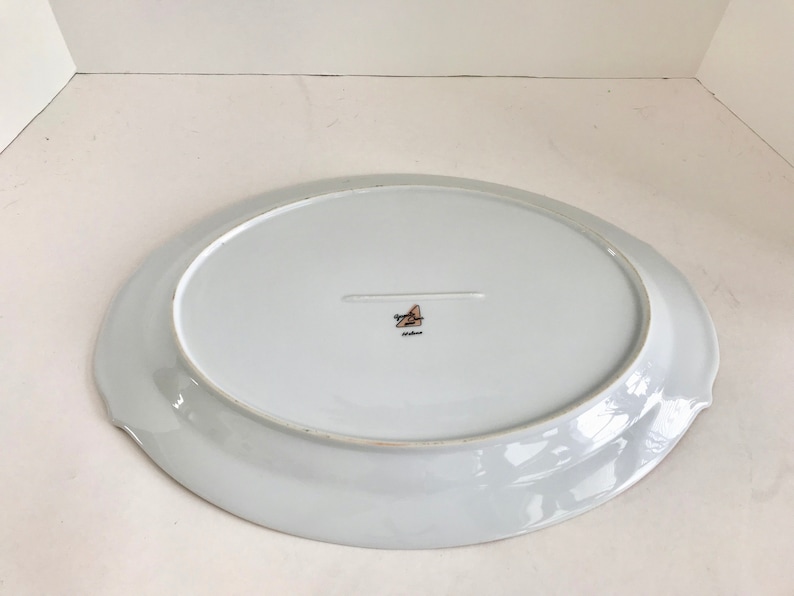 Vintage Yamato China Japan Helana 16 Inch White Floral - Etsy