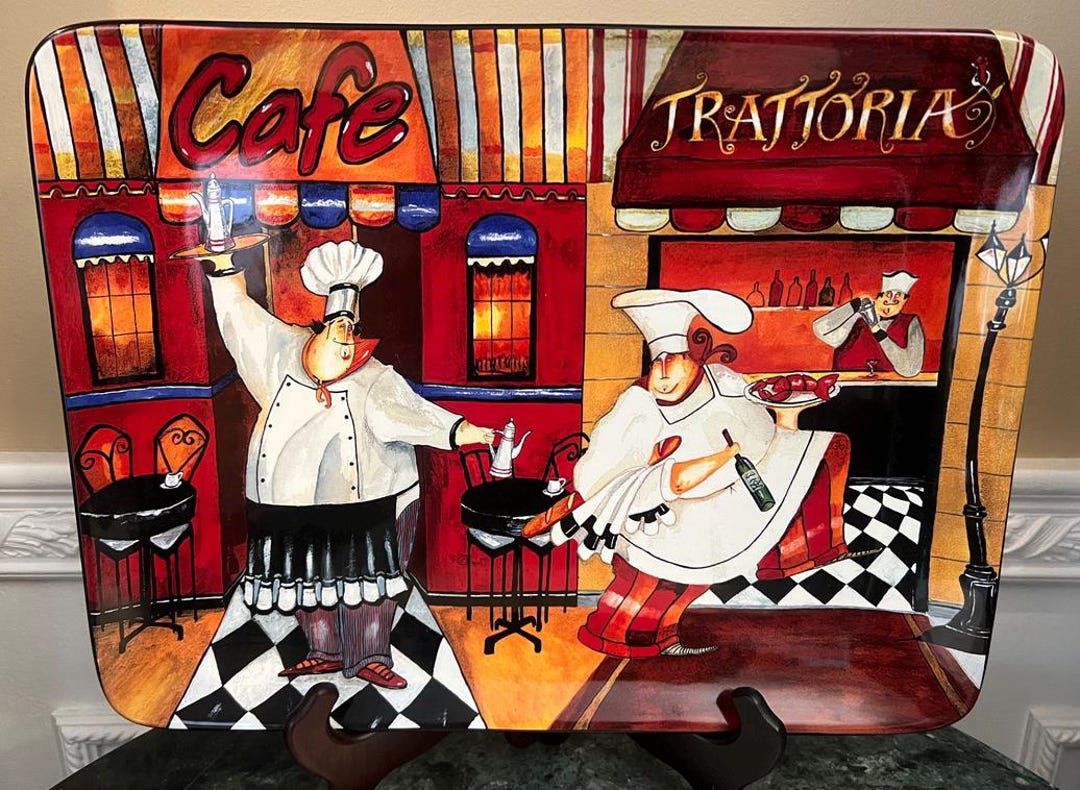 Certified International Jennifer Garant Chef Cafe 16 X 12 Platter - Etsy