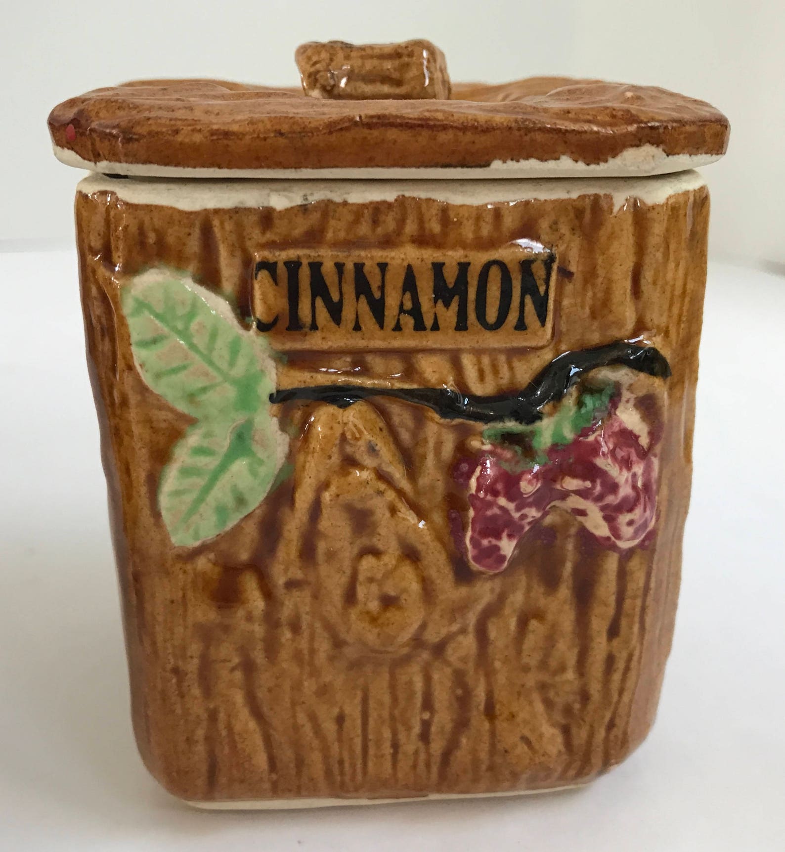 Vintage 7 Piece Ceramic Spice Container Set Made in Japan | Etsy