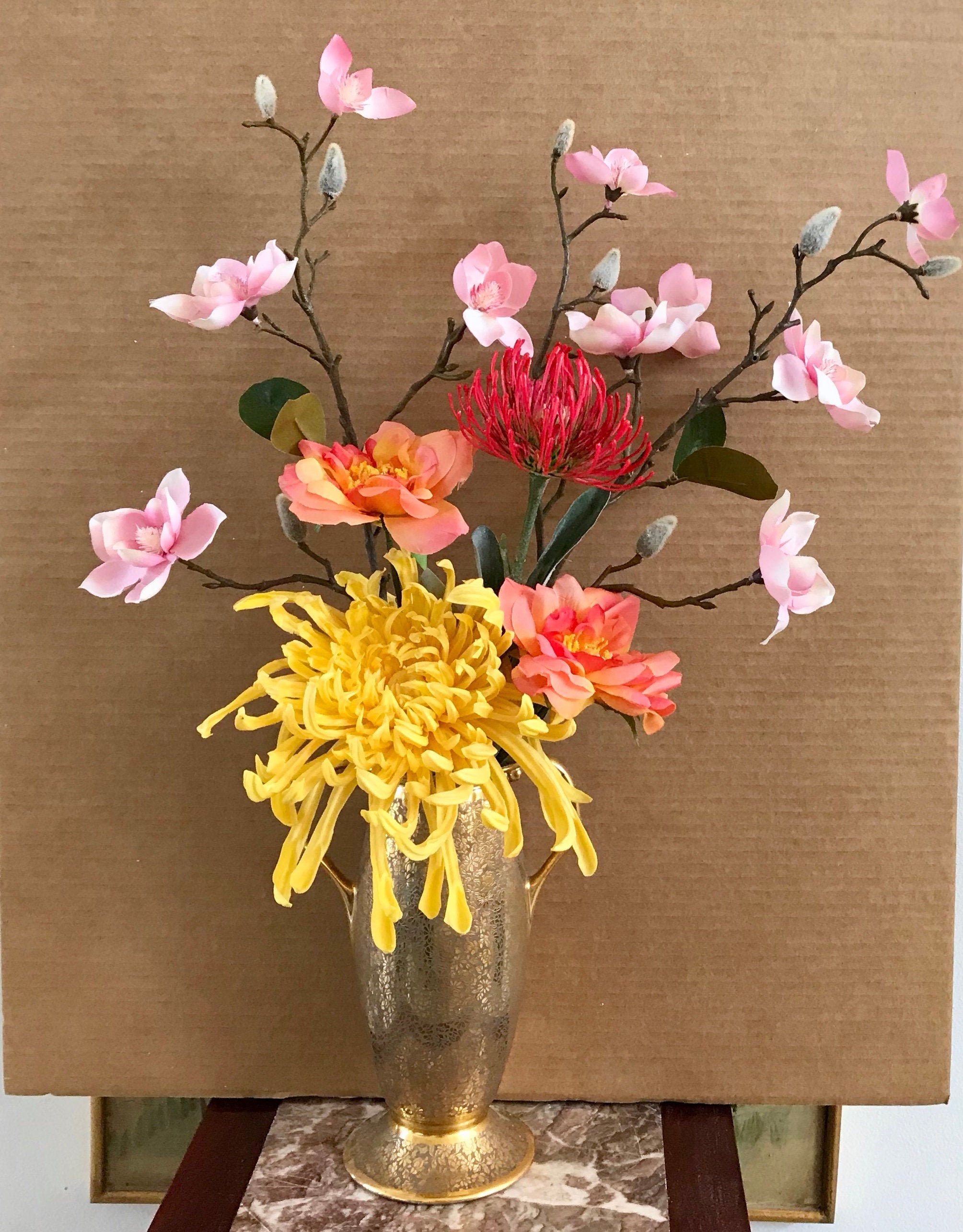 Multi Colored Flower Arrangements