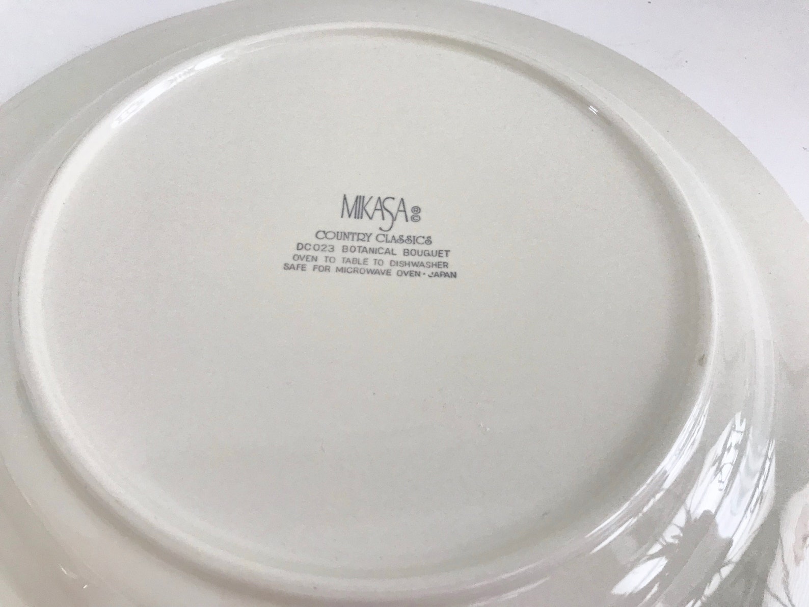 Mikasa Country Classics DC023 Botanical Bouquet 12" Chop Plate - Etsy