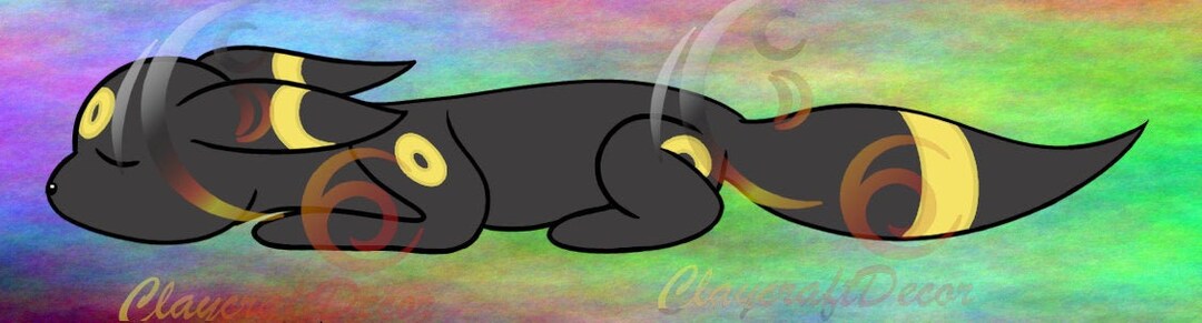 Umbreon | Pokemon | Digital Design | Gen 2 | Cute | Sticker Design ...