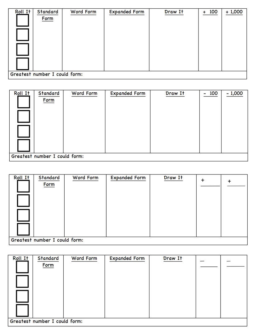 Place Value Ticket Game - Etsy