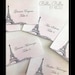 Paris Themed Place Cards - Etsy