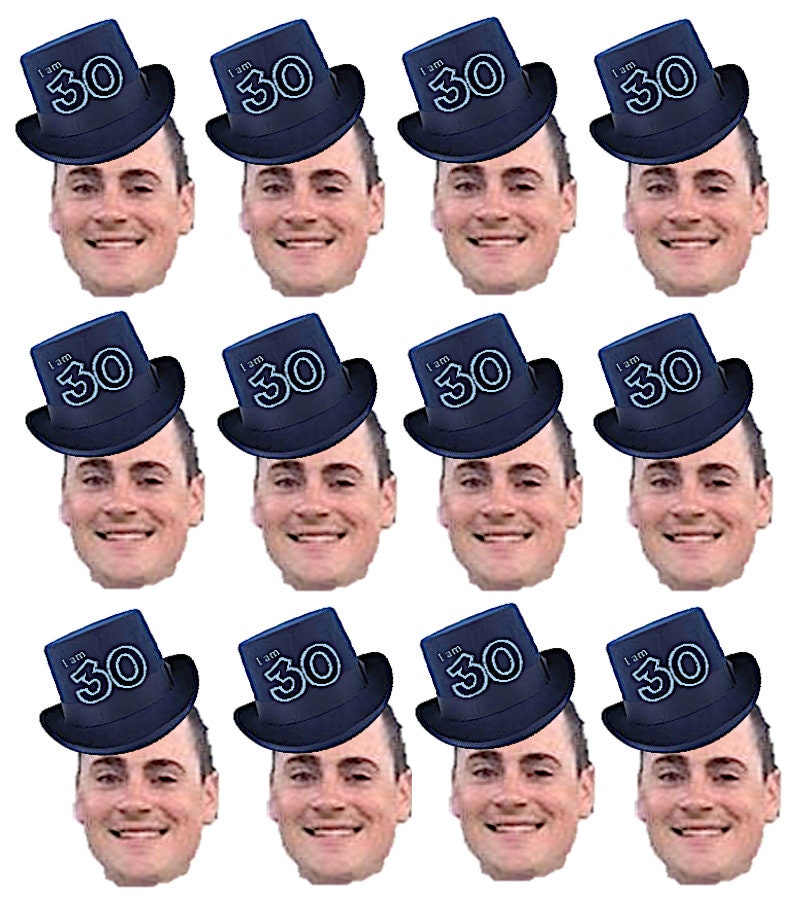 Cupcake Topper With Face Photo - Etsy