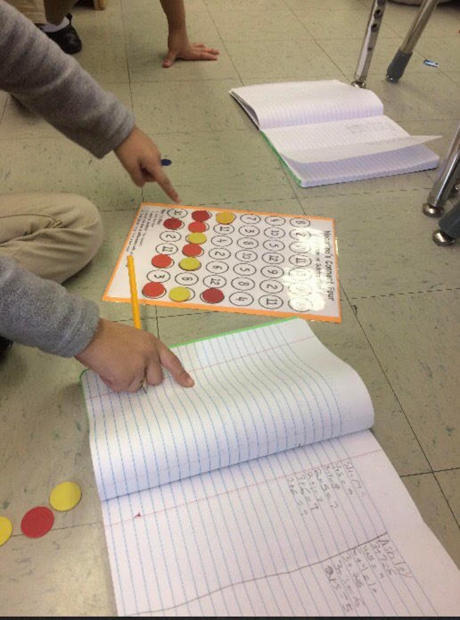 Addition / Subtraction Connect Four Educational Game - Etsy