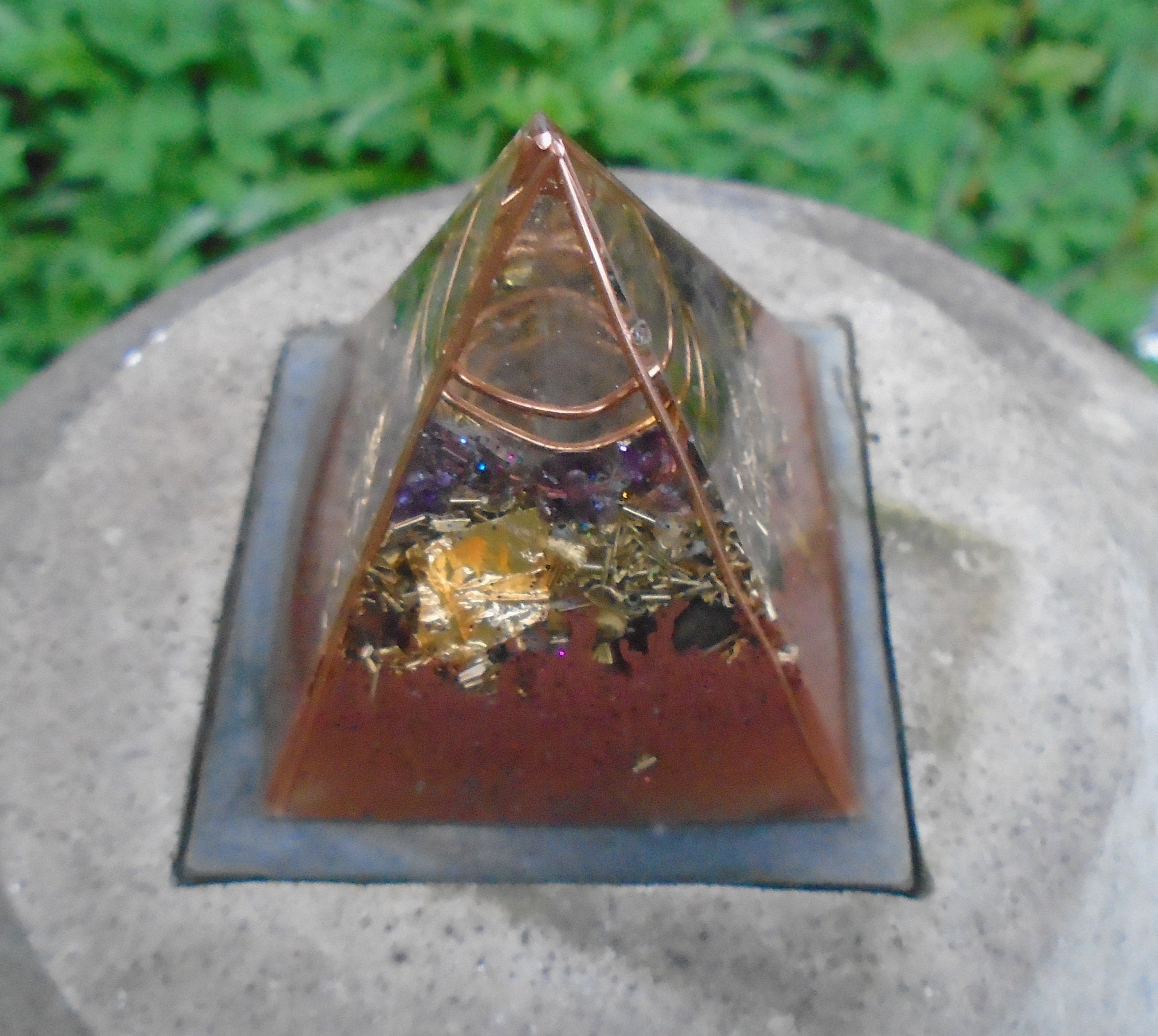 Orgone Pyramid, Radiation Protection, Harmonizer - Etsy